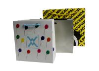 China UV coating Gift Bag With Handles , Luxprinters Customized Paper Shopping Bags for sale