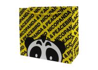 China Yellow Panda Printed Paper Bag Packaging Customized FSC ISO certificate for sale