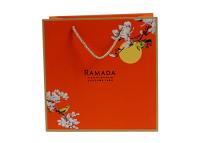China Embossing Rigid Gift Bag With Handles FSC ISO certification for sale