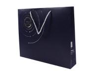 China Hot Stamping Customized Paper Bags With Handles OEM UV Coating for sale