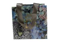 China Luxprinters Hot Stamping Gift Bag With Handles Glossy / Matt Lamination for sale
