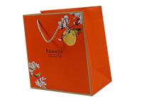 China Embossing Rigid Gift Bag With Handles FSC ISO certification for sale
