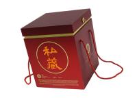 China OEM Corrugated Packaging Box With Handle FSC ISO certificate for sale