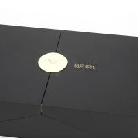China Heavy Duty Kraft Rectangle Box Black   durable for daily packing use for sale