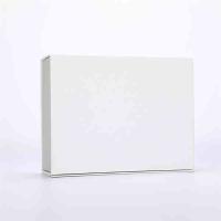 China White Magnetic Closure Cardboard Box With Flap Lid Embossing Debossing for sale