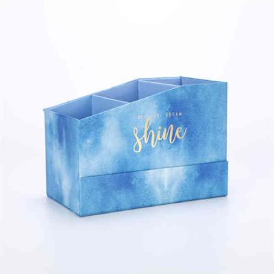 China Embossing Debossing Rigid Cardboard Boxes With Lid Easy Assembly for sale