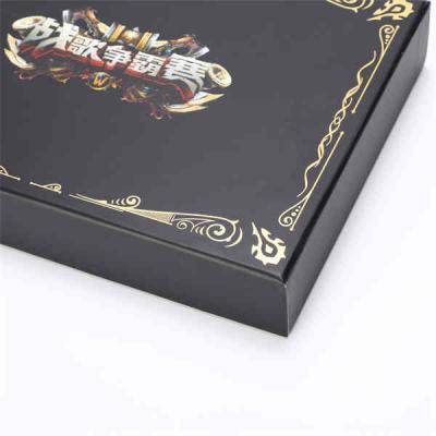 China protective Varnish Lift Off Lid Box , Flat Pack Collapsible Paper Box for sale