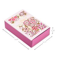 China Floral Small Slide Open Cardboard Paper Box For Mother'S Day for sale