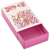 China Floral Small Slide Open Cardboard Paper Box For Mother'S Day for sale