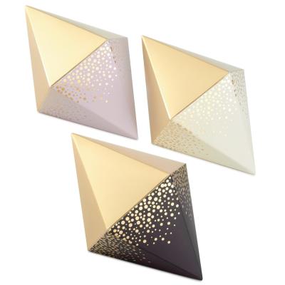 China Champagne Bubbles Prism Favor Rigid Packaging Box 3 Pack for sale