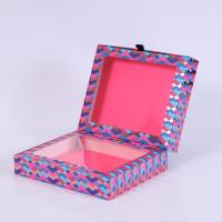 China Transparent Rigid Packaging Box Matt Lamination With Ribbon for sale