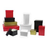 China Chocolate Hi Wall Rigid Packaging Box With Folding Lids for sale
