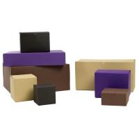 China Rigid Matte Gift Boxes With Natural Kraft Interior Folding Top Tuck for sale
