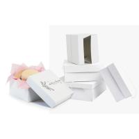 China Hat Hard Plastic Rigid Packaging Box Debossing With Cord Handle for sale