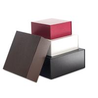 China Leatherette Rigid Packaging Box Collapsible With Magnetic Closure for sale