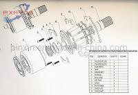 China A4VSO40/71 Hydraulic Pump Cylinder Block Spare Parts Single Cylinder Structure for sale