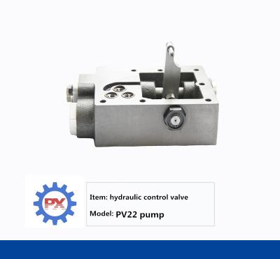 China Hydraulic Valves PV22 PV23 Hand-Operated 2-Way Spool Valve 210 Bar 60 L/min for sale