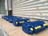China Double Seater M7 Multiple Unit Valve Hydraulic Spare Parts for Concrete Pump Truck 32L/min for sale