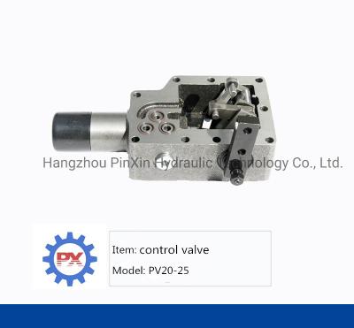 China PV22-25 Piston Pump Handle Control Valve Hydraulic Parts 250 Bar 30 L/min for sale
