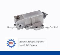 China PV22 Hydraulic Spare Parts Constant Pressure Control Valve for Single Seater Valves 210 Bar for sale
