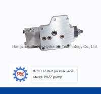 China PV22 Hydraulic Spare Parts Constant Pressure Control Valve for Single Seater Valves 210 Bar for sale