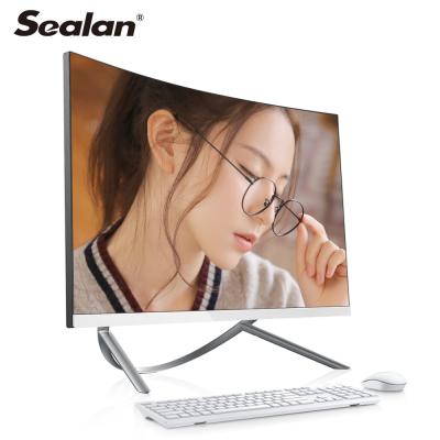 China Core I7 I5 I3 OEM AIO Desktop Computer Curve Screen 27inch for sale