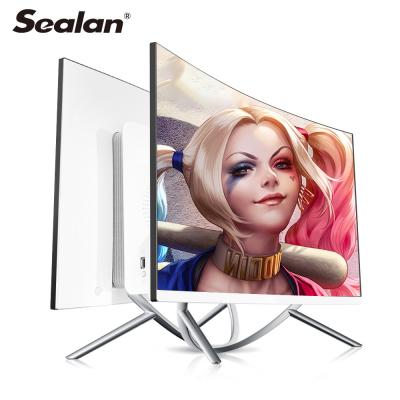 China 27 Inch FHD 1920x1080 Touch Screen All In One PC Desktop Curved Monitor 250nits for sale