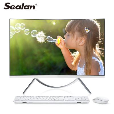 China 27 Inch Curved All in One Desktop Computer Intel Core i3 3120 4GB RAM 120GB SSD for sale