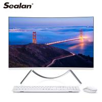 China 27 Inch All in One PC Desktop Computer 2.7GHz Curved Industrial Panel for sale