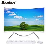 China 27 Inch FHD 1920x1080 Touch Screen All In One PC Desktop Curved Monitor 250nits for sale