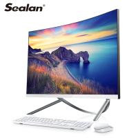 China 27 Inch All in One PC Desktop Computer 2.7GHz Curved Industrial Panel for sale