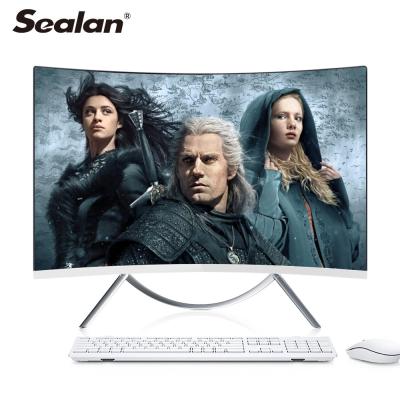 China 27 Inch All In One Computer Intel Core i7 4GB RAM 240GB SSD 1TB HDD 0.8cm Thickness for sale