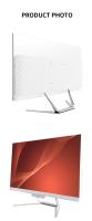 China 23.8 Inch All in One PC Intel Core i3-3120 8GB RAM 480GB SSD Desktop Computer with Camera for sale