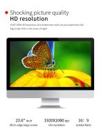 China 8GB RAM 240GB SSD I5 Desktop Computer Build In Speaker for sale