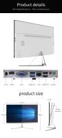 China Core I7 I5 I3 OEM AIO Desktop Computer Curve Screen 27inch for sale