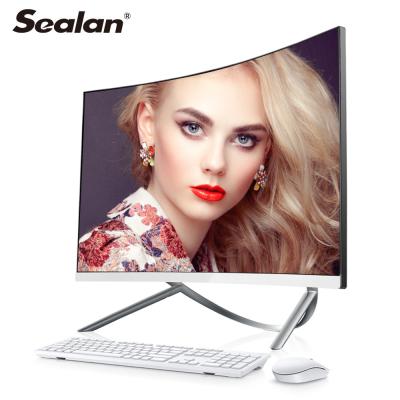 China All in One Computer 27 Inch Curved Monitor Intel Core i7 4700 8GB RAM 240GB SSD for sale