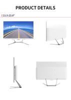 China 23.8 Inch All In One PC Intel i7 10700 16GB RAM 512GB SSD 1TB HDD 1920x1080 IPS Desktop Computer for sale