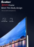 China 23.8 Inch All in One PC Core i7 8GB RAM 480GB SSD 1920x1080 Touchscreen Desktop Computer for sale