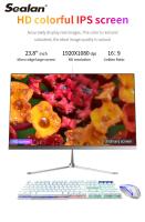 China I5 10400 23.8 Inch Aio Desktop Computer Slim Micro Bazel for sale