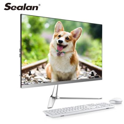 China 23.8 Inch All In One PC HM87 Motherboard i5 8GB RAM 240GB SSD Desktop Computer for sale