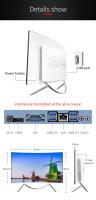 China 27 Inch All in One PC i7 4960 16GB RAM 480GB SSD Curved Monitor Desktop Computer for sale