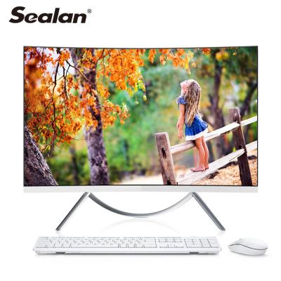 China 27 Inch All in One PC i7 4960 16GB RAM 480GB SSD Curved Monitor Desktop Computer for sale