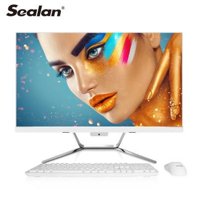 China 23.8 Inch All In One PC Intel i7 10700 16GB RAM 512GB SSD 1TB HDD 1920x1080 IPS Desktop Computer for sale