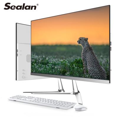 China Frameless 8mm Body AIO Desktop Computer 21.5 23.8 Inch for sale