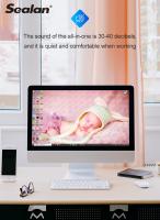 China 23.6 Inch Touch Screen AIO PC 8g RAM 480g SSD With Builtin Camera for sale