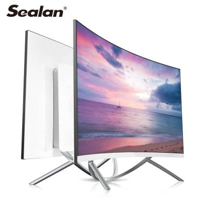 China 27 Inch Curved Screen All in One PC Intel Core i5 i7 i9 8GB 16GB RAM 240GB 480GB SSD for sale