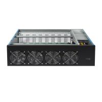 China 8 GPU Mining Rig B75 Motherboard DDR3 4G Memory Ethereum Miner Chassis 1.0mm SGCC for sale
