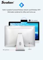 China 23.6 Inch All In One Desktop PC 1920x1080 Touch Screen Intel Core i5 8GB RAM 480GB SSD Win10 Pro for sale