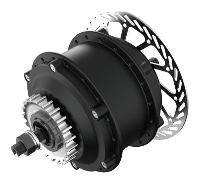 China Hub Motor Gearbox With Electronic 3-Speed Shifting For OEM E-Bikes for sale