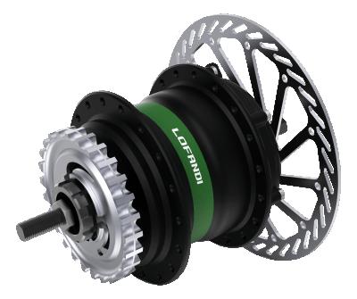 China 5 Speed Internal Gear Hub With Smart Electronic Shifting For E-Bikes for sale